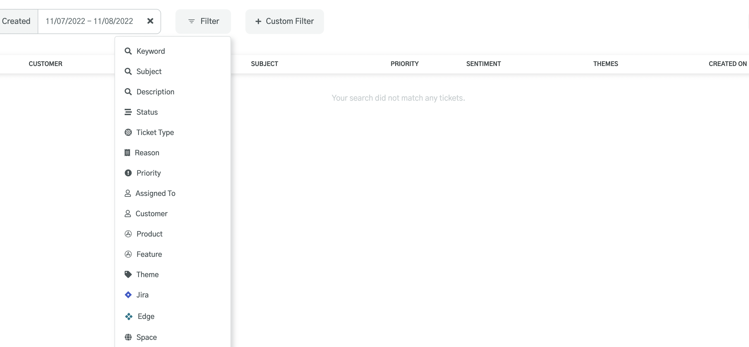 Filter Tickets 🔽 – AptEdge